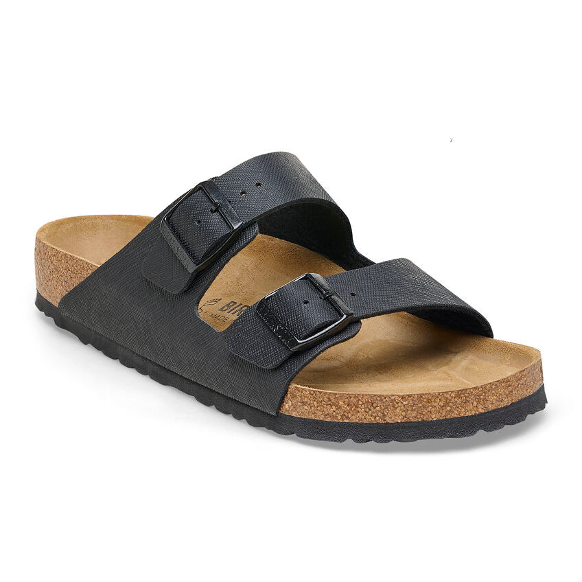 Birkenstock Arizona Birko-Flor Classic Footbed Sandal in Black