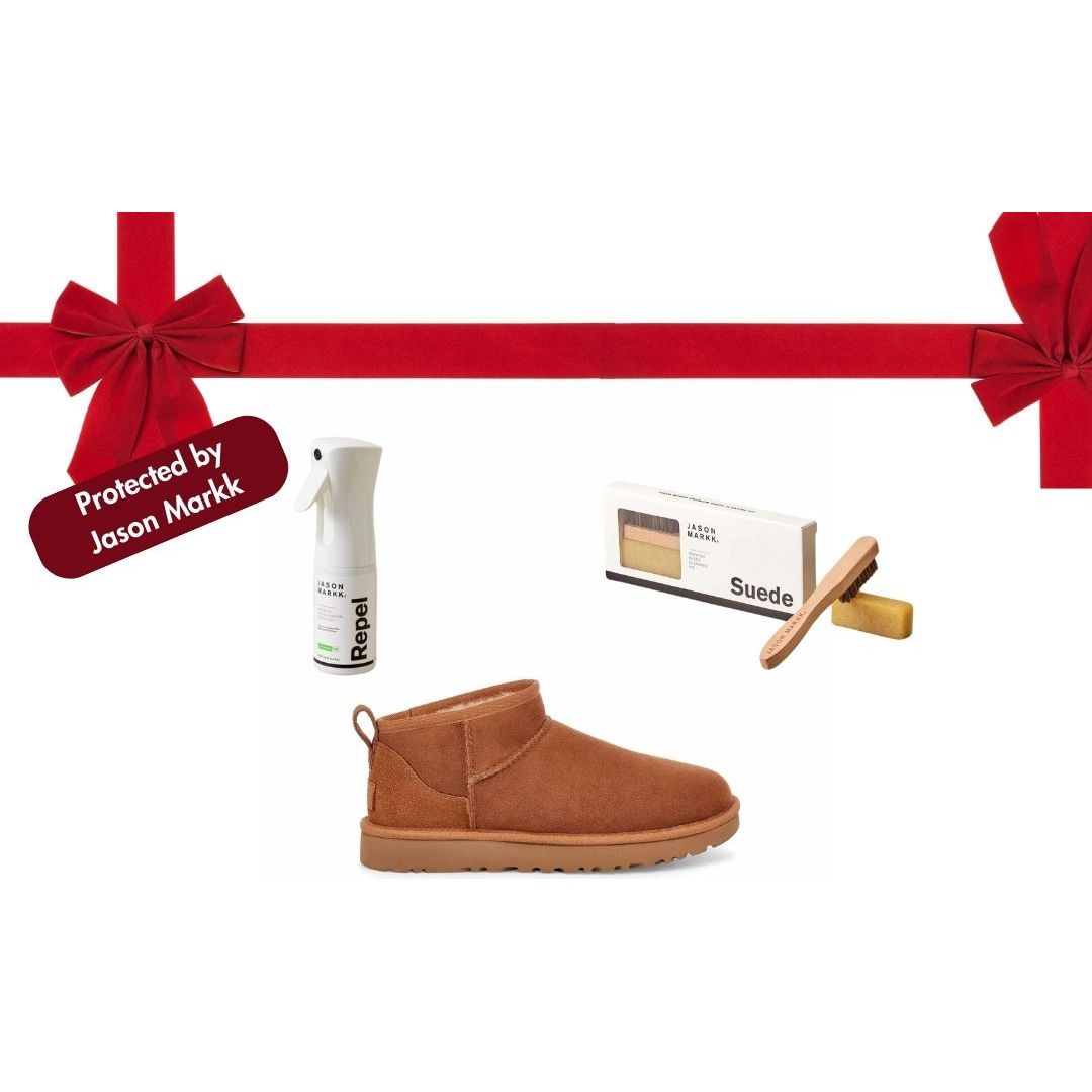 UGG Women's Classic Ultra Mini Boot in Chestnut Jason Markk Kit Bundle